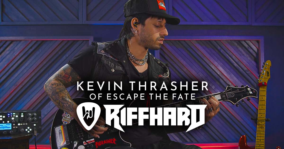 Learn guitar from Kevin Thrasher of Escape The Fate on Riffhard